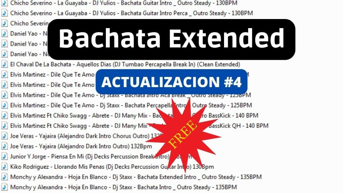 Pack De Bachata Clasica Extended Mayo 2024 – Utilidades Djs