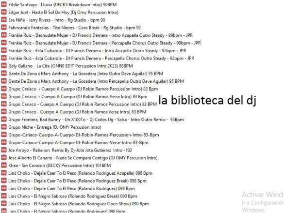 Pack salsa remix Edits Julio 2023 – Utilidades Djs