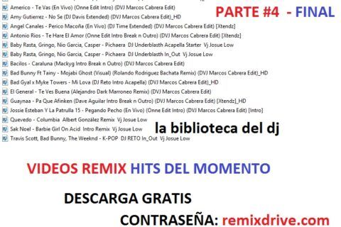 Pack De Bachata Videos Extended 2024 – Utilidades Para Djs